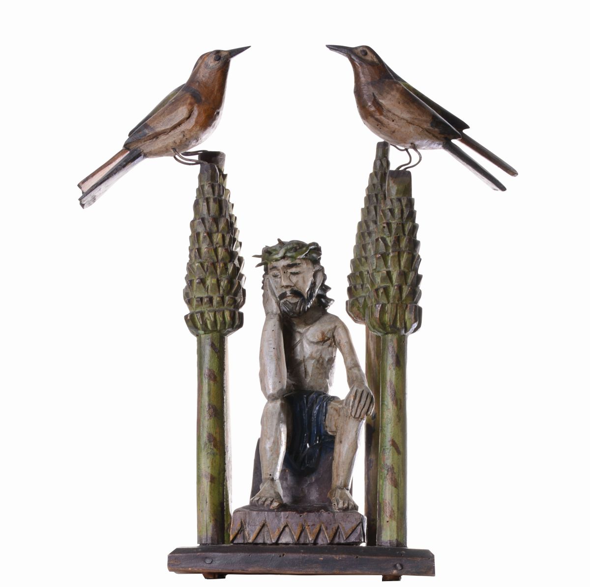 WOWRO Jędrzej Chrystus Frasobliwy z ptaszkami - Salon Sztuki KDA